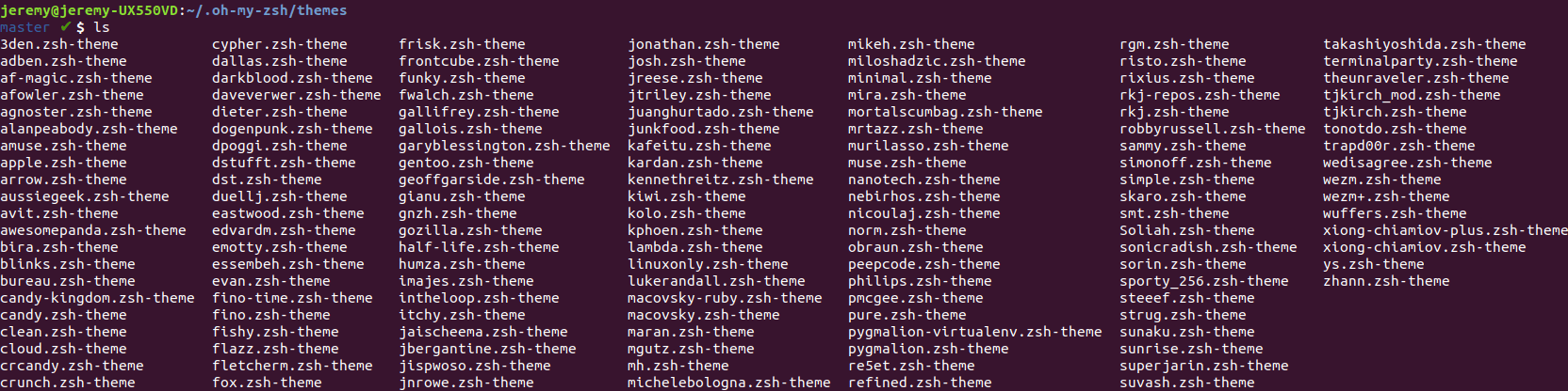 Oh My Zsh – guide complet : paramétrage des thèmes